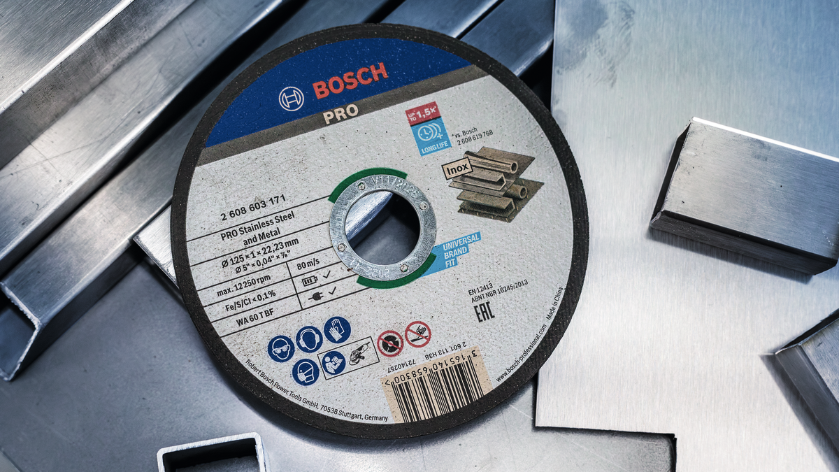 PRO Stainless Steel and Metal Bonded Cutting Disc - Bosch Professional